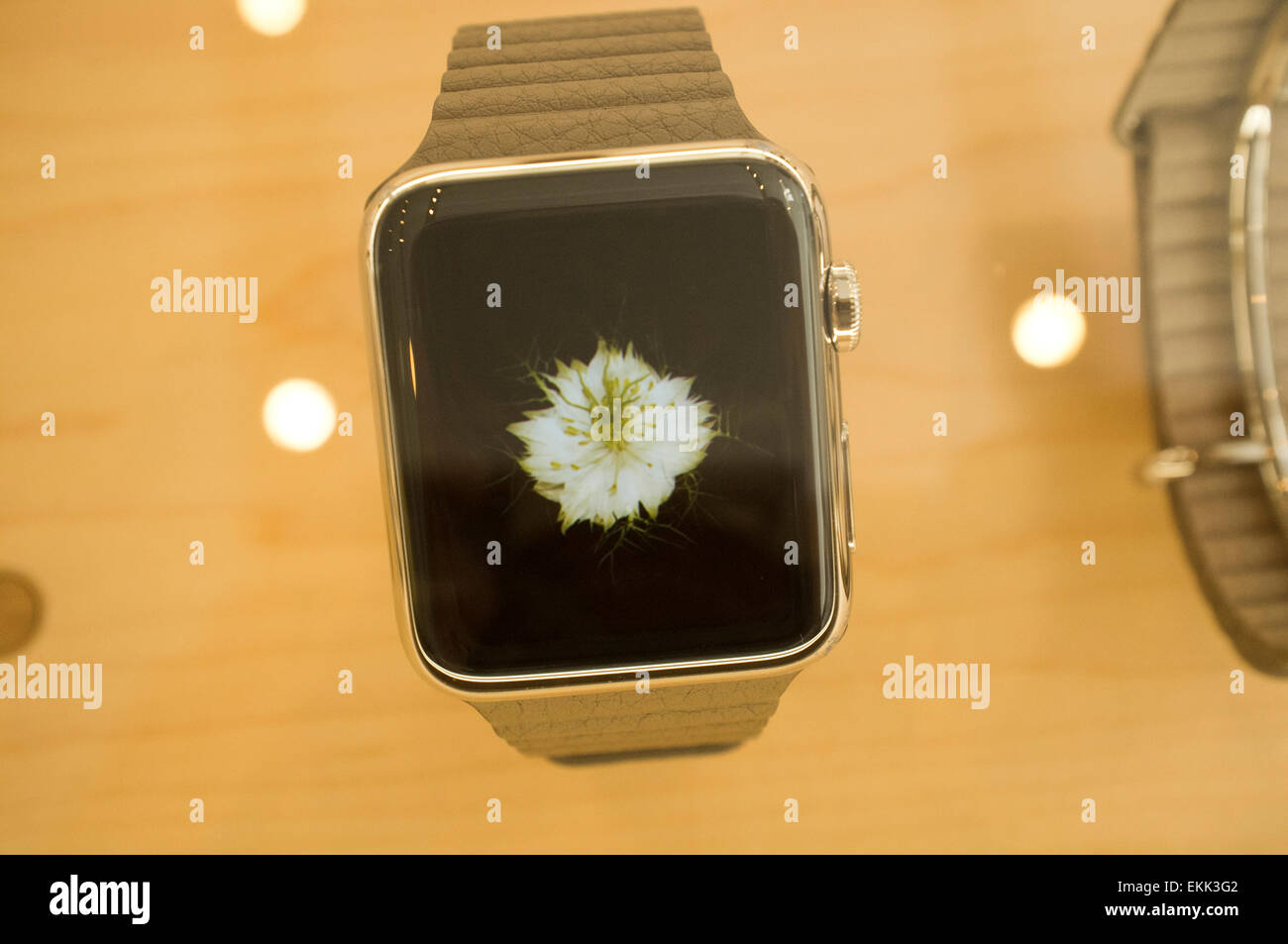 Adelaide, Australia. 11th April 2015. Apple watch is available for ...