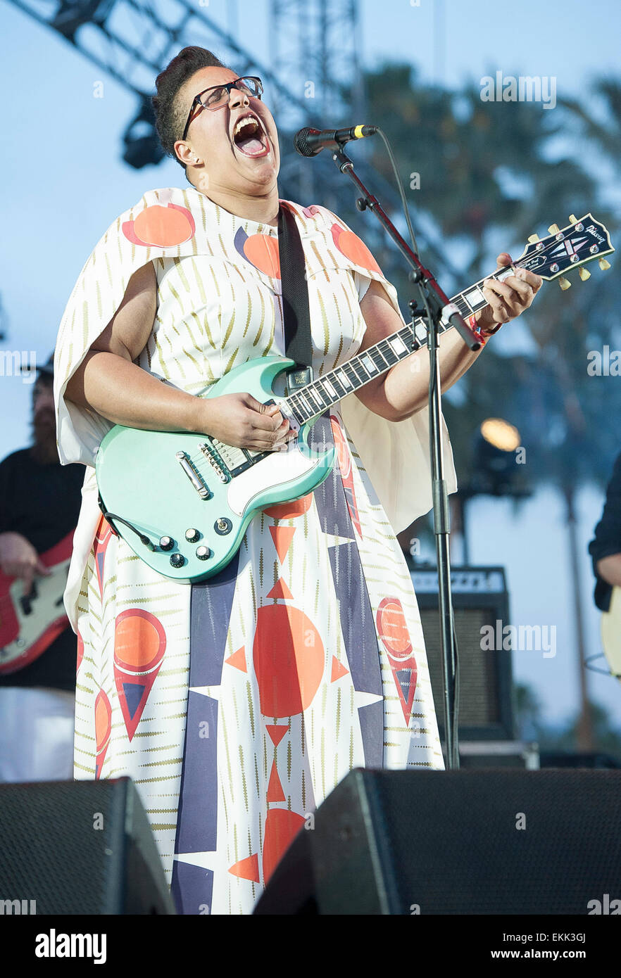Apr 10, 2015 - Indio, California; USA -Musician BRITTANY HOWARD of the ...