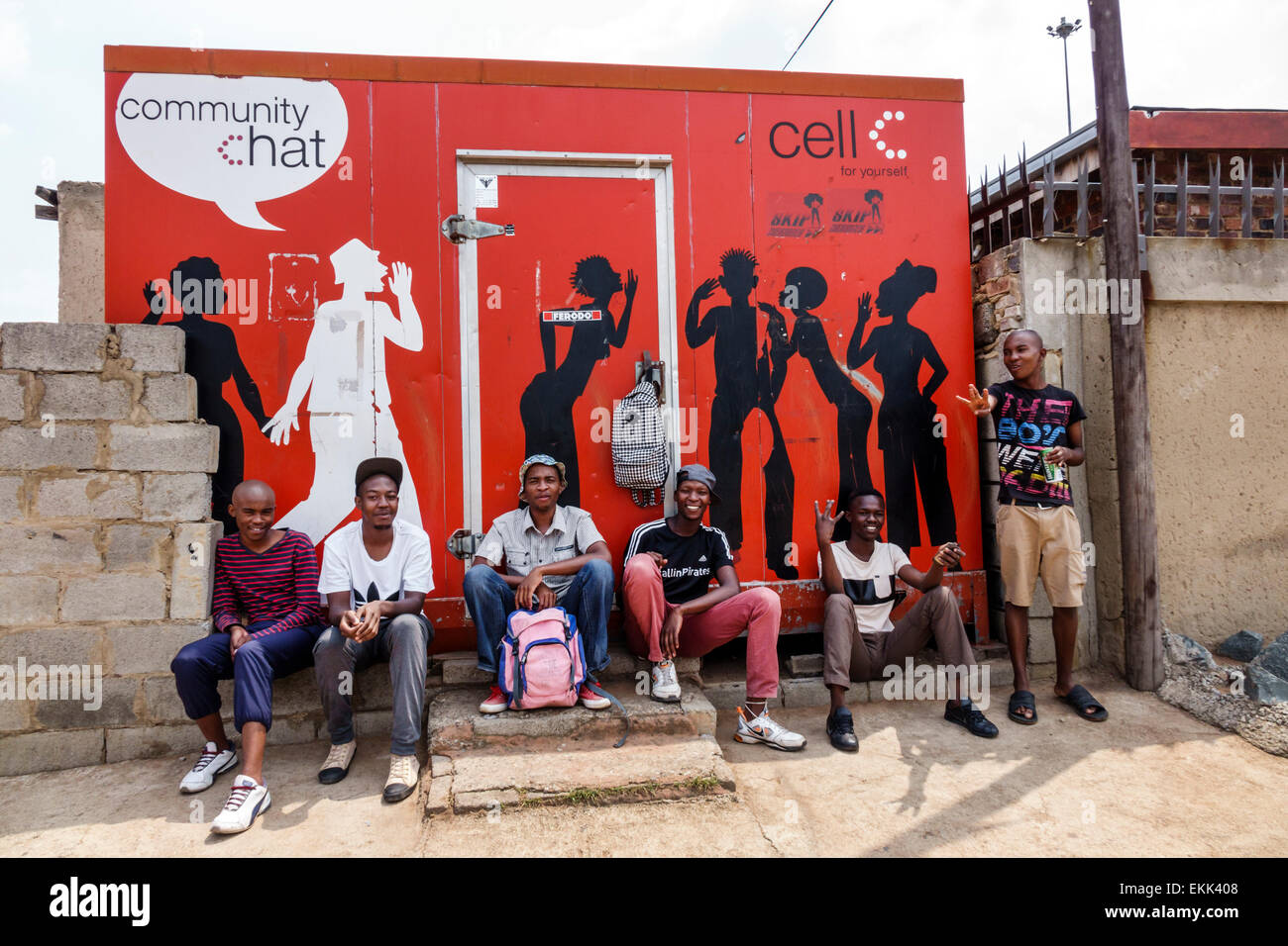 Johannesburg South Africa,Soweto,Black man men male,friends,sitting ...