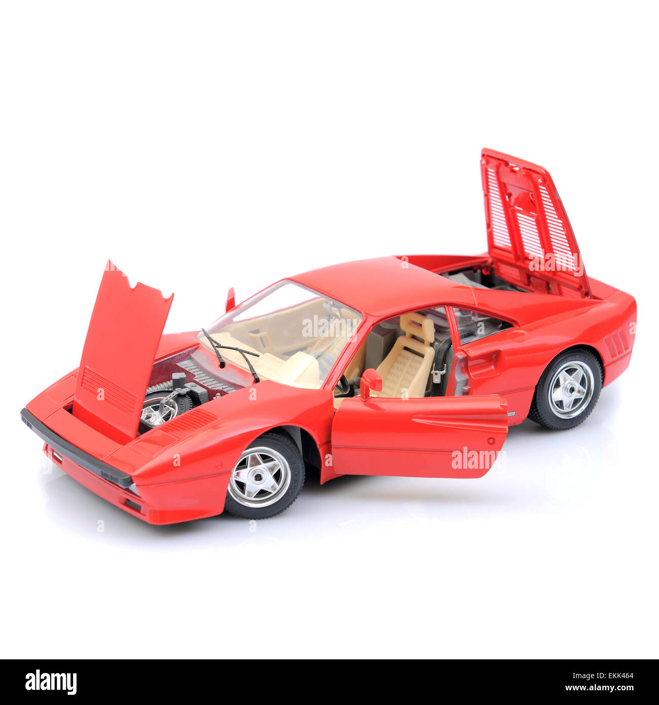 Toy car isolated on white Stock Photo - Alamy