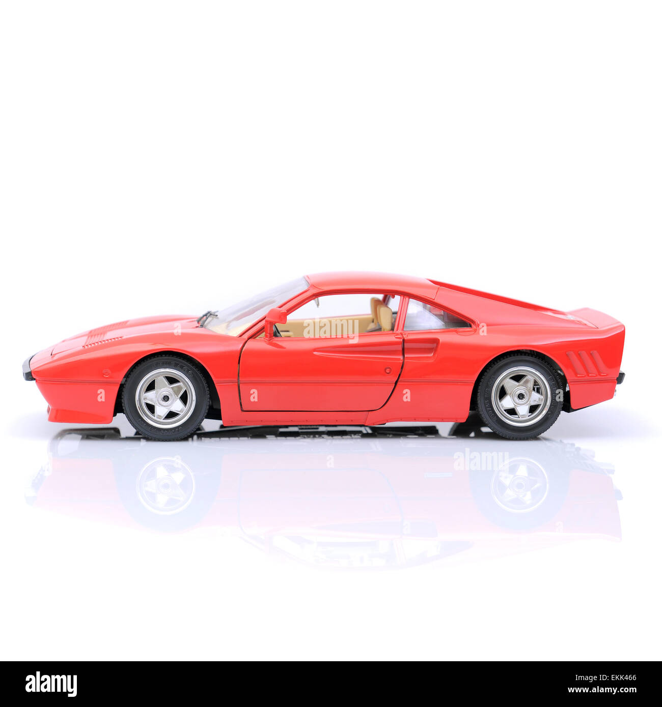 Toy car isolated on white Stock Photo - Alamy