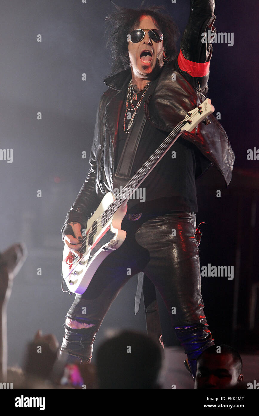 Las Vegas, Nevada, USA. 11th Apr, 2015. Nikki Sixx from the band Sixx ...