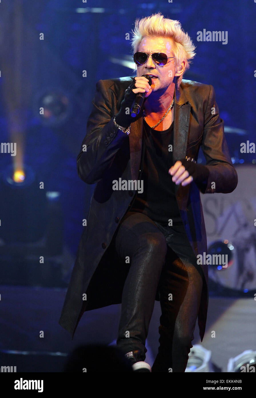 Las Vegas, Nevada, USA. 11th Apr, 2015. Vocalist James Michael from the ...