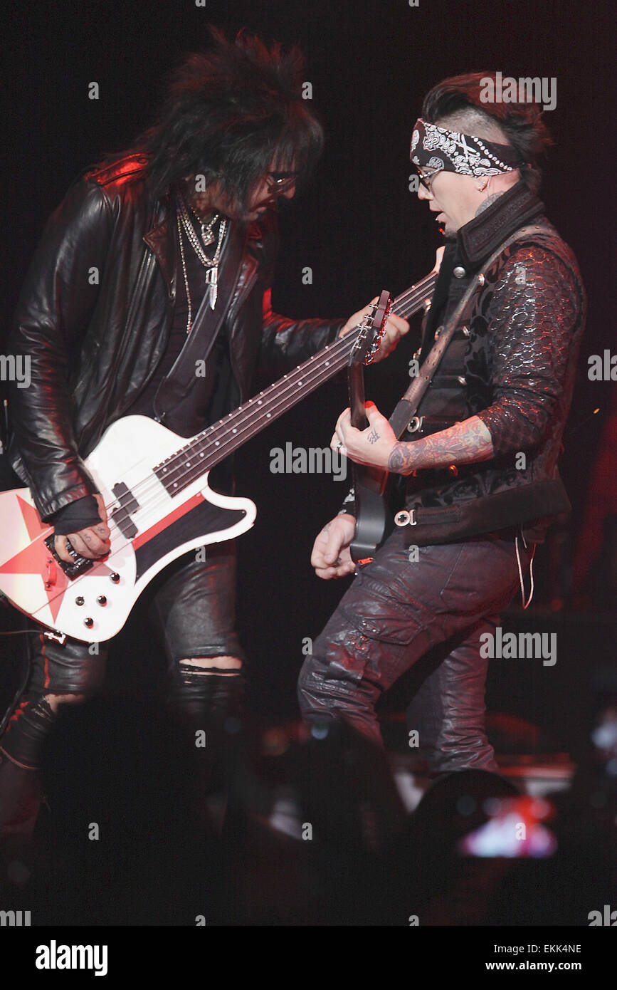 Las Vegas, Nevada, USA. 11th Apr, 2015. Nikki Sixx, and DJ Ashba from ...