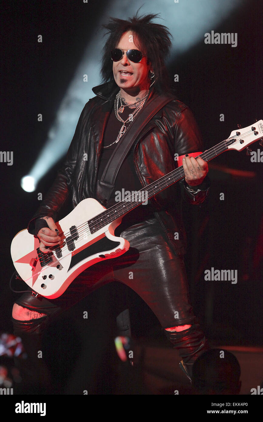 Las Vegas, Nevada, USA. 11th Apr, 2015. Nikki Sixx from the band Sixx ...