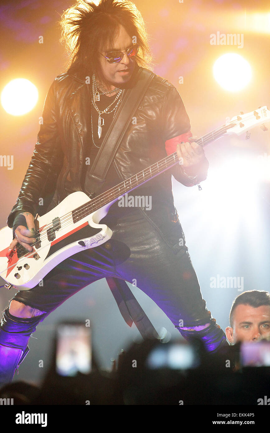Las Vegas, Nevada, USA. 11th Apr, 2015. Nikki Sixx from the band Sixx ...
