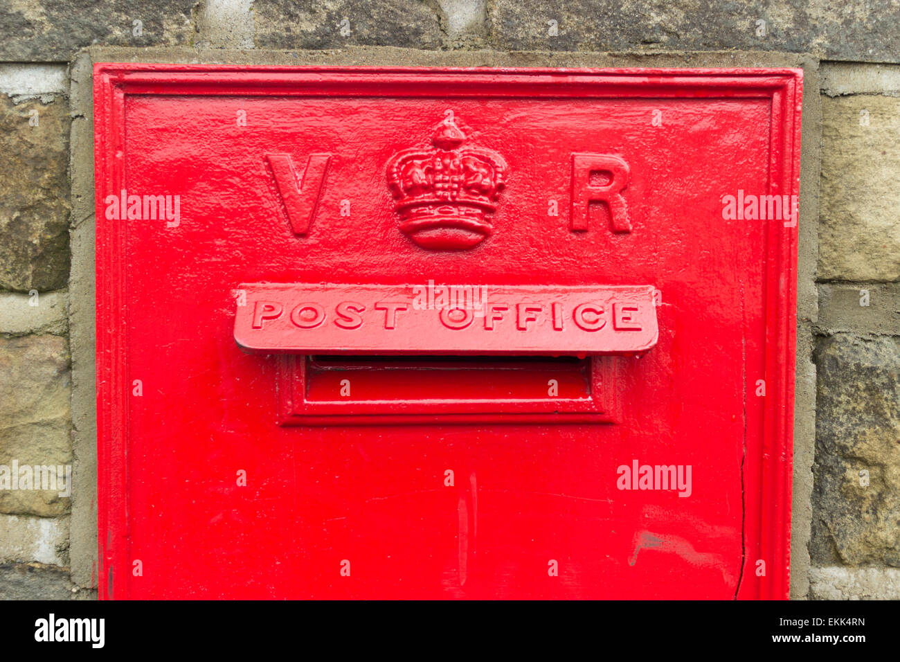 Victorian Post Box Stock Photo - Alamy