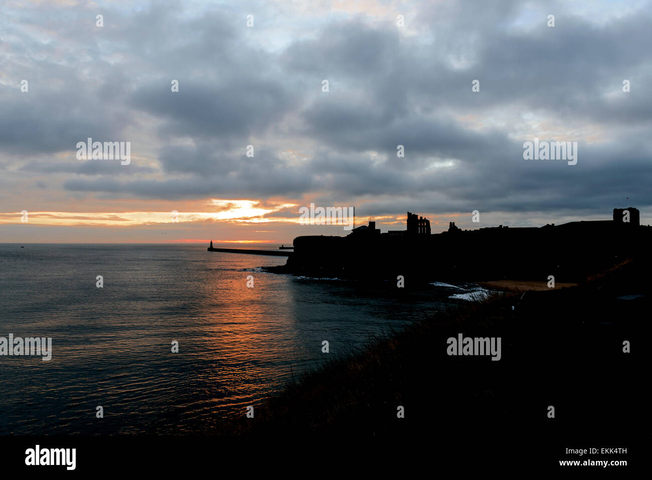 Tynemouth priory dawn hi-res stock photography and images - Alamy