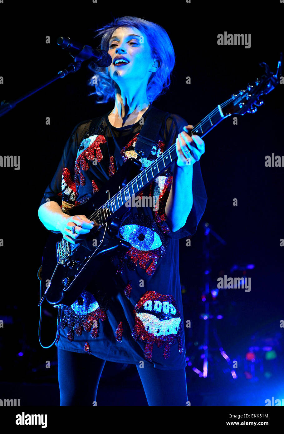 St. Vincent perform live at The Fillmore Miami Beach Featuring: Anne ...