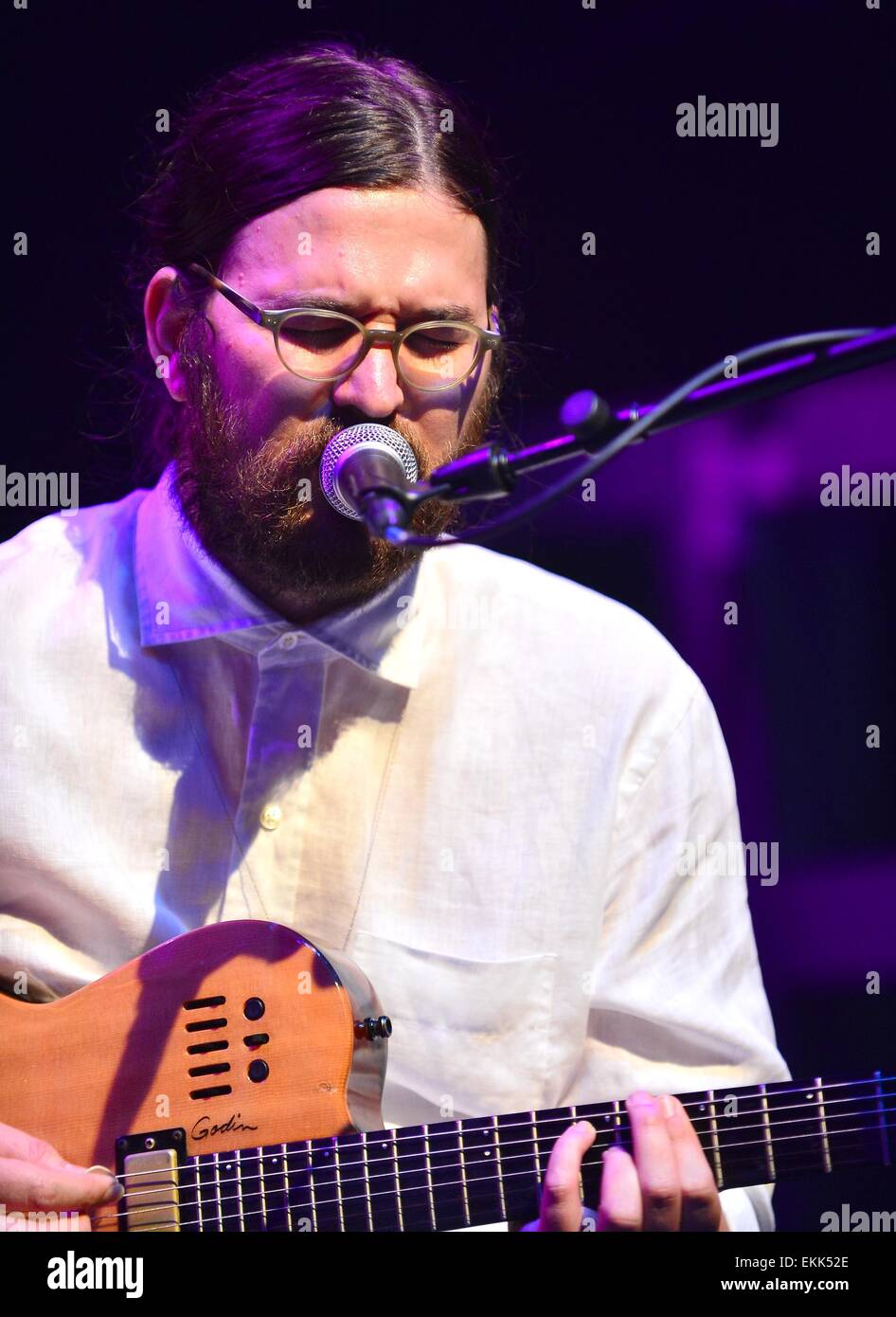 Matthew E. White performs as a opening act for St. Vincent at The ...