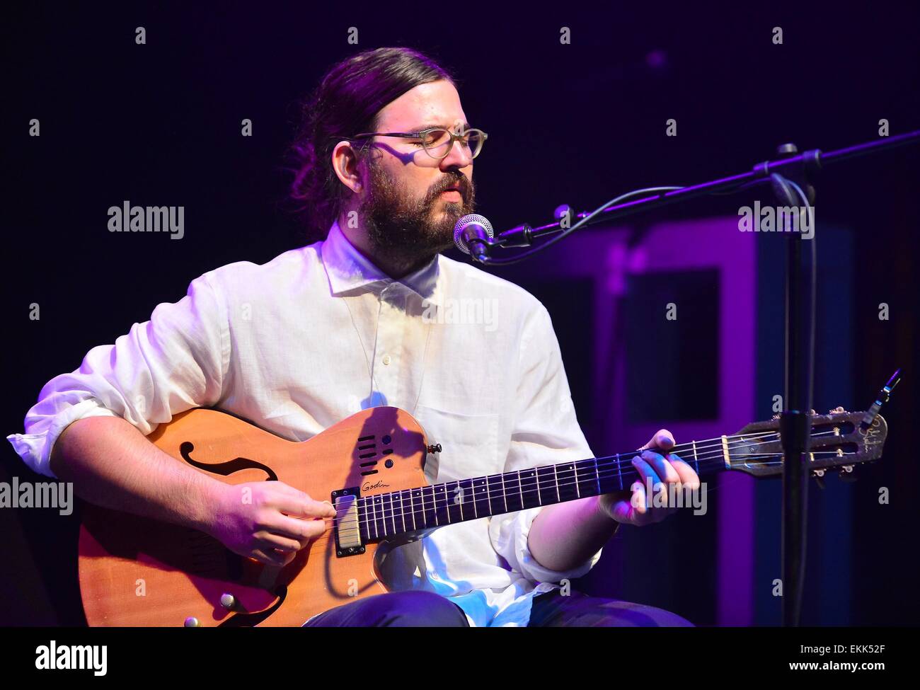 Matthew E. White performs as a opening act for St. Vincent at The ...