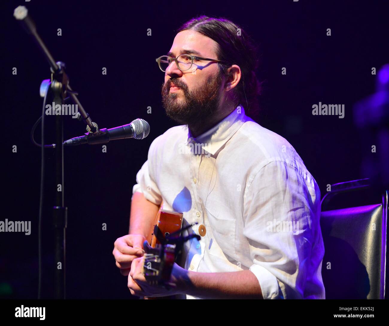 Matthew E. White performs as a opening act for St. Vincent at The ...