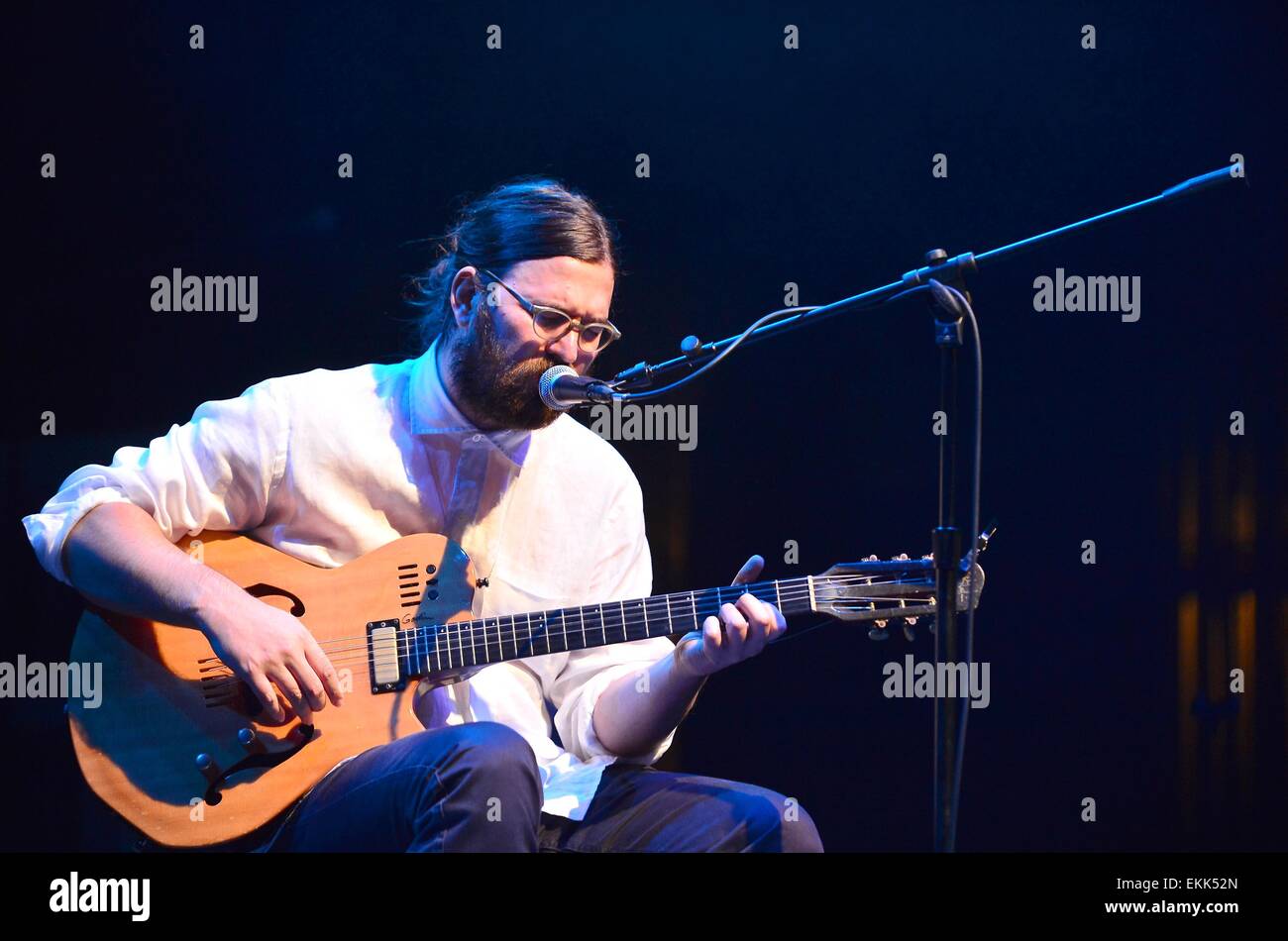 Matthew E. White performs as a opening act for St. Vincent at The ...
