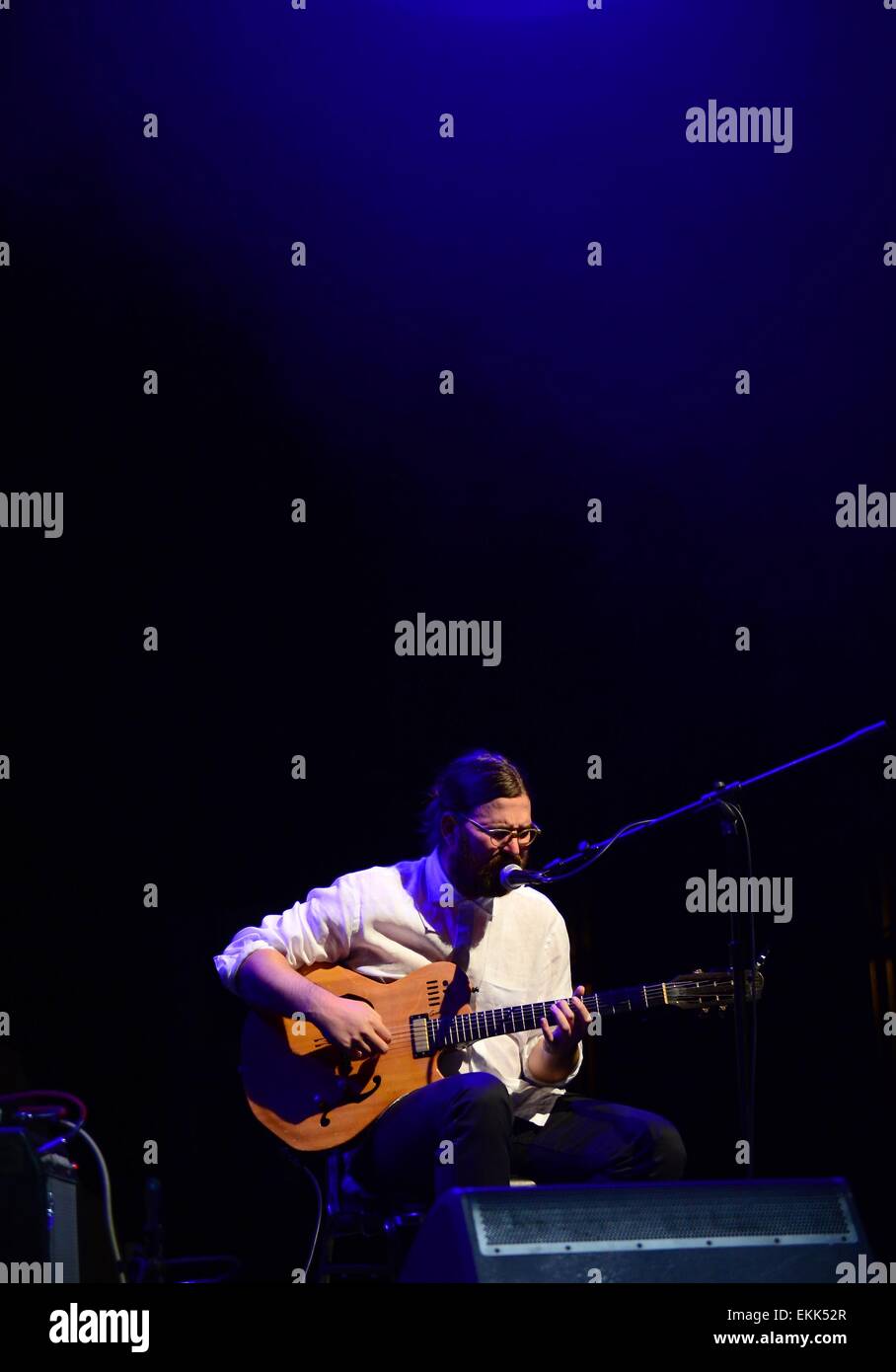 Matthew E. White performs as a opening act for St. Vincent at The ...