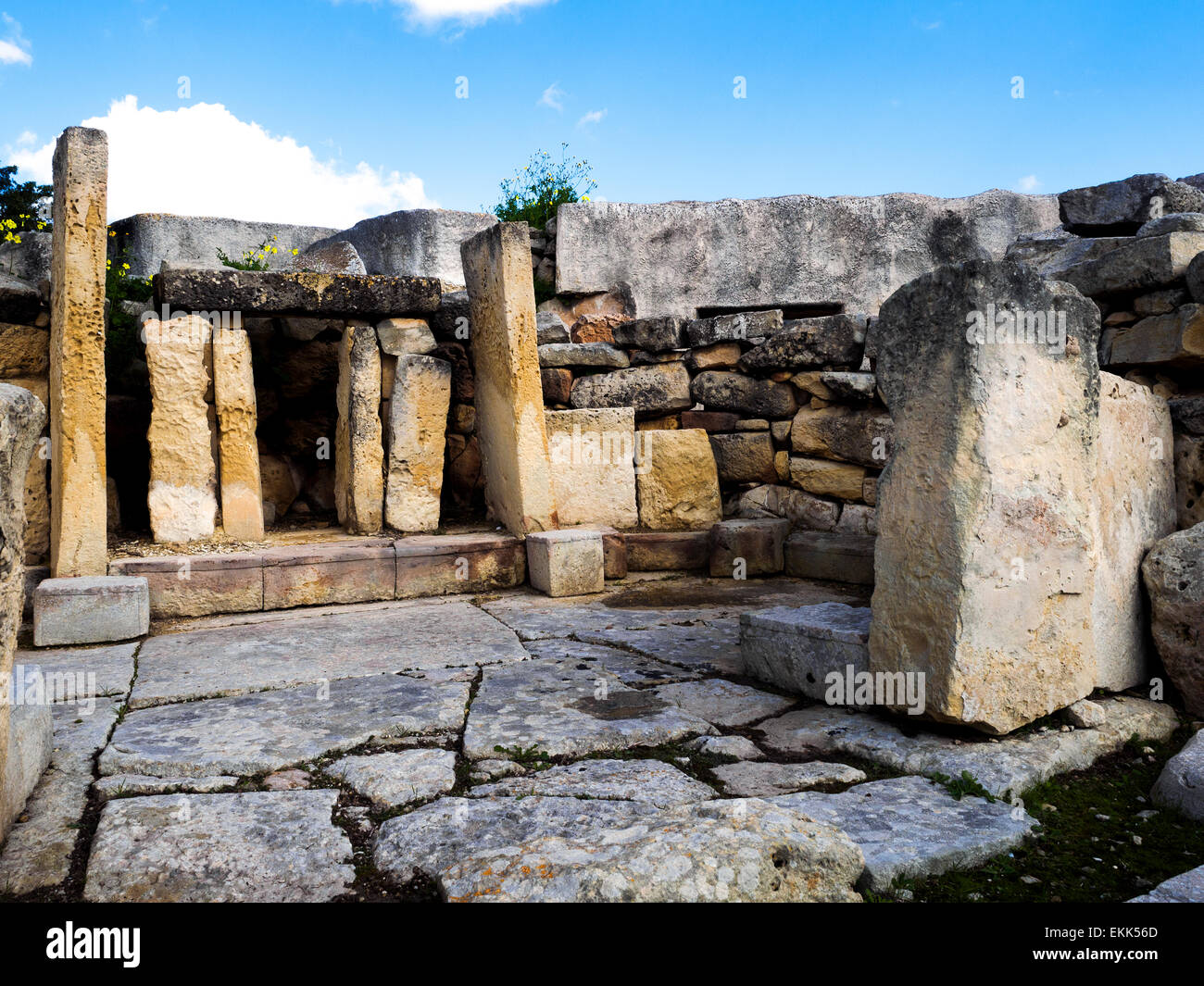 The archaeological complex of Tarxien Temples - Malta Stock Photo - Alamy