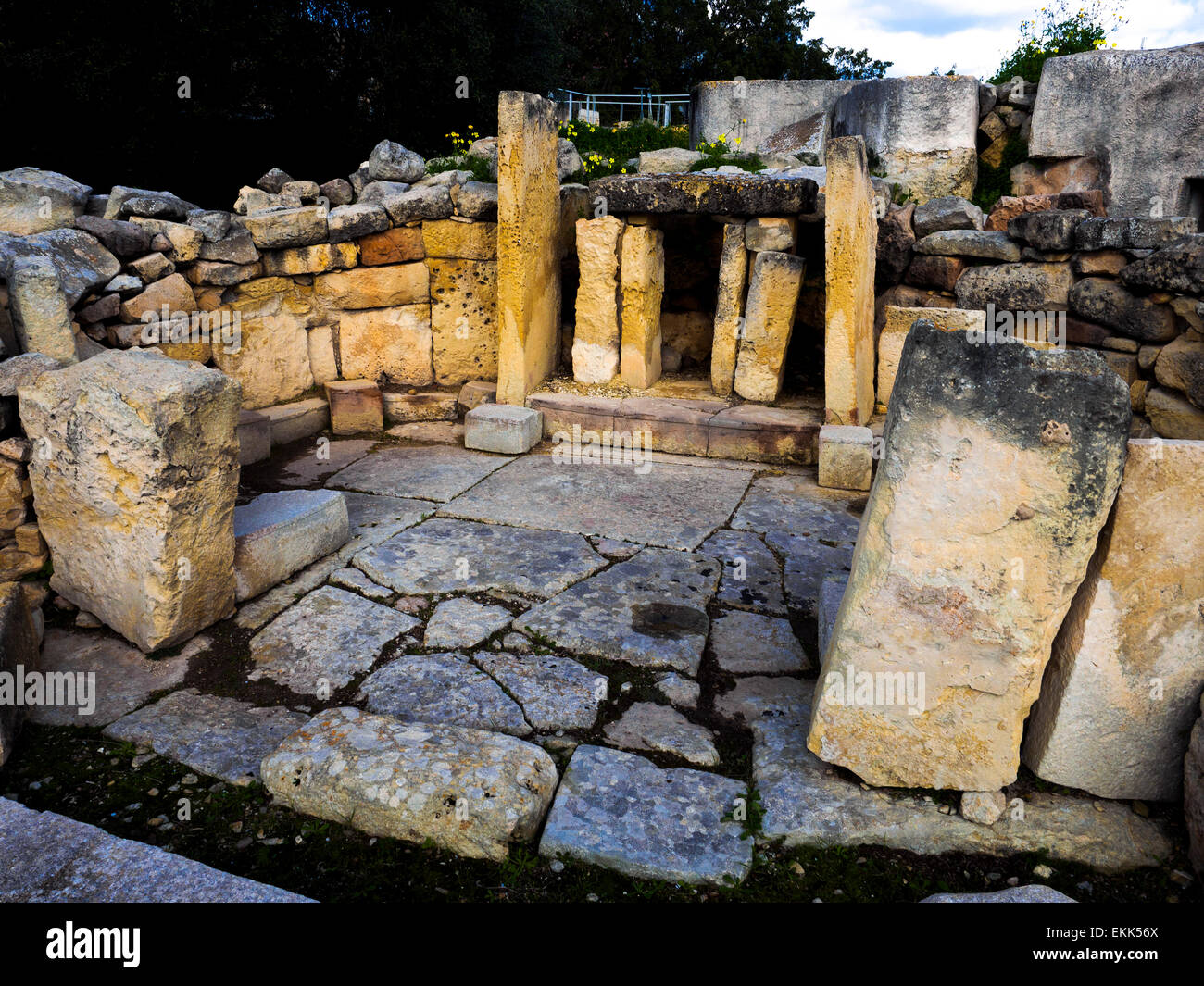The archaeological complex of Tarxien Temples - Malta Stock Photo - Alamy