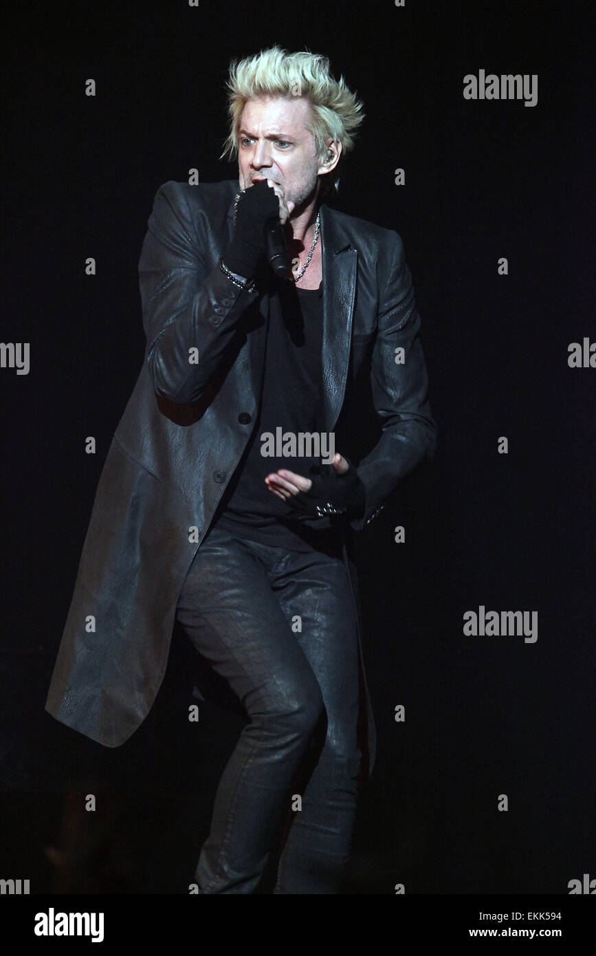 Las Vegas, Nevada, USA. 11th Apr, 2015. Vocalist James Michael from the ...