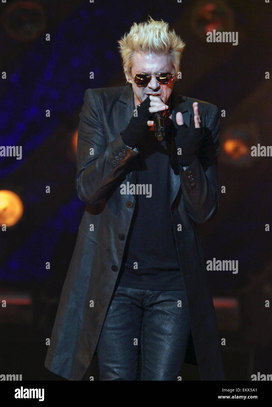 Las Vegas, Nevada, USA. 11th Apr, 2015. Vocalist James Michael from the ...