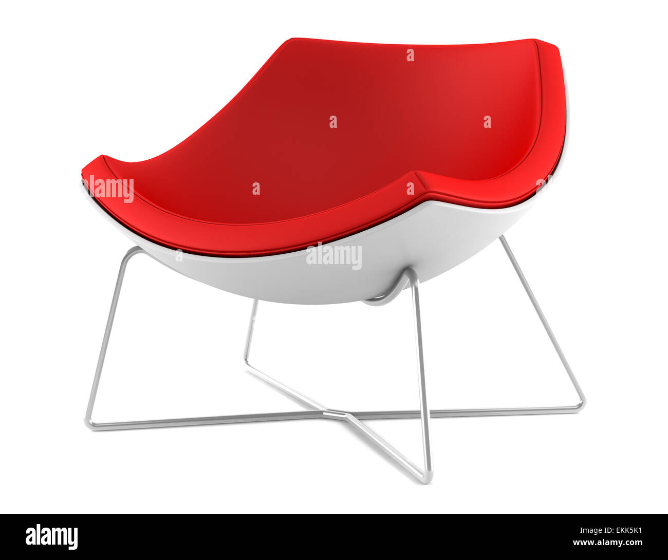 Isolated red chair hi-res stock photography and images - Alamy