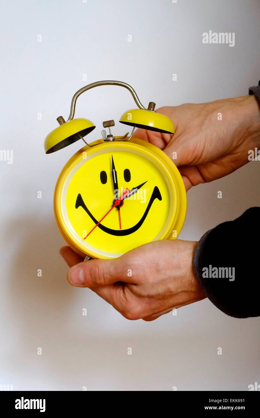 Smiley clock hi-res stock photography and images - Alamy