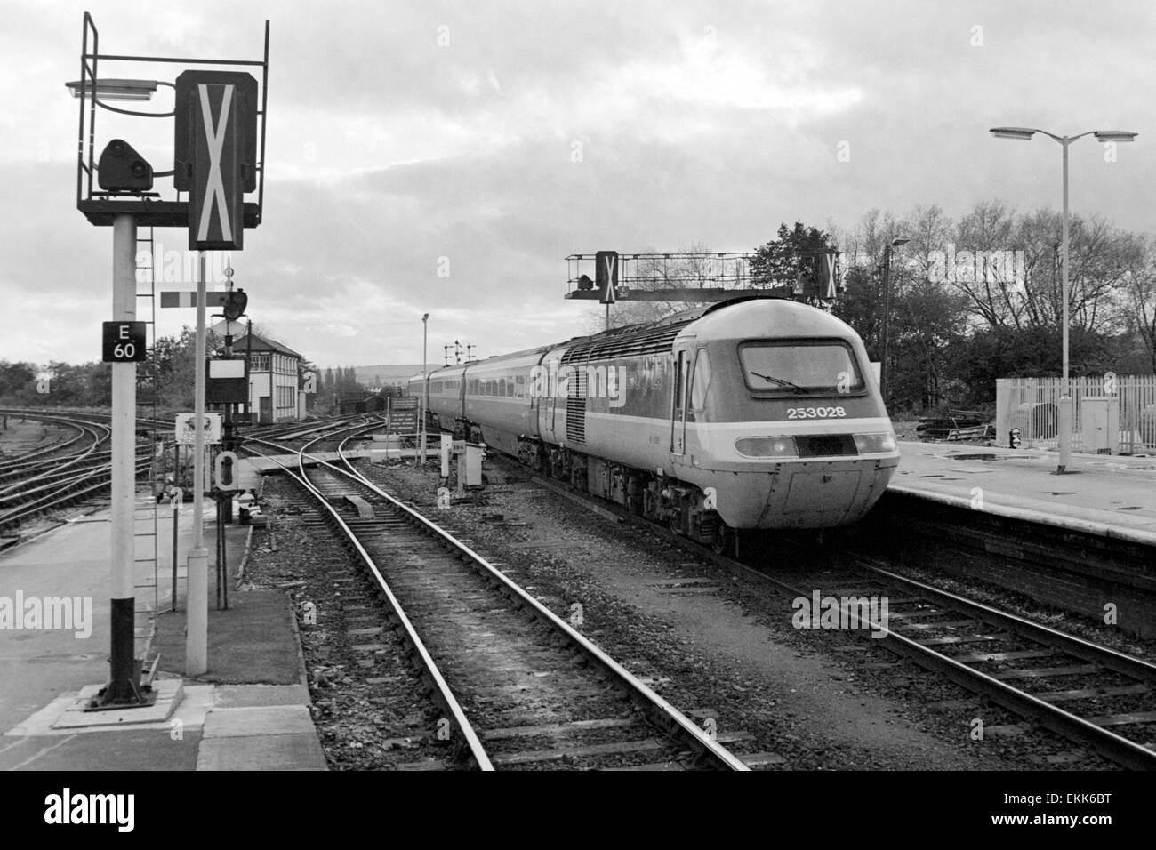 original high speed train number 253028 at exeter st davids england uk ...