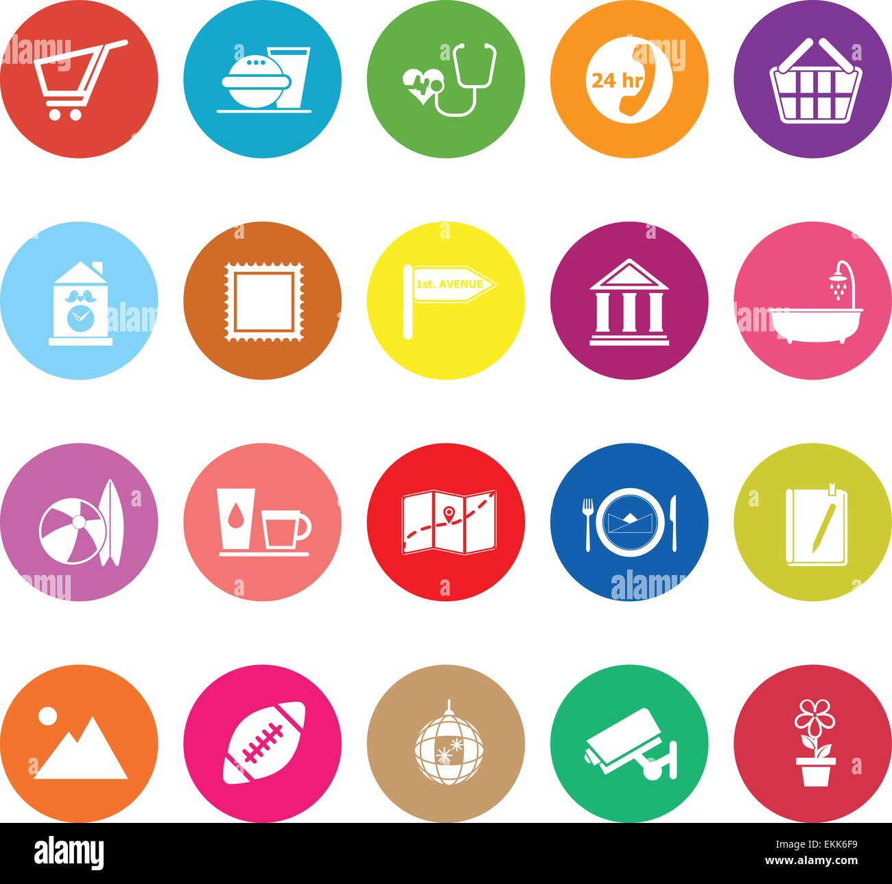 Public market place Stock Vector Images - Alamy