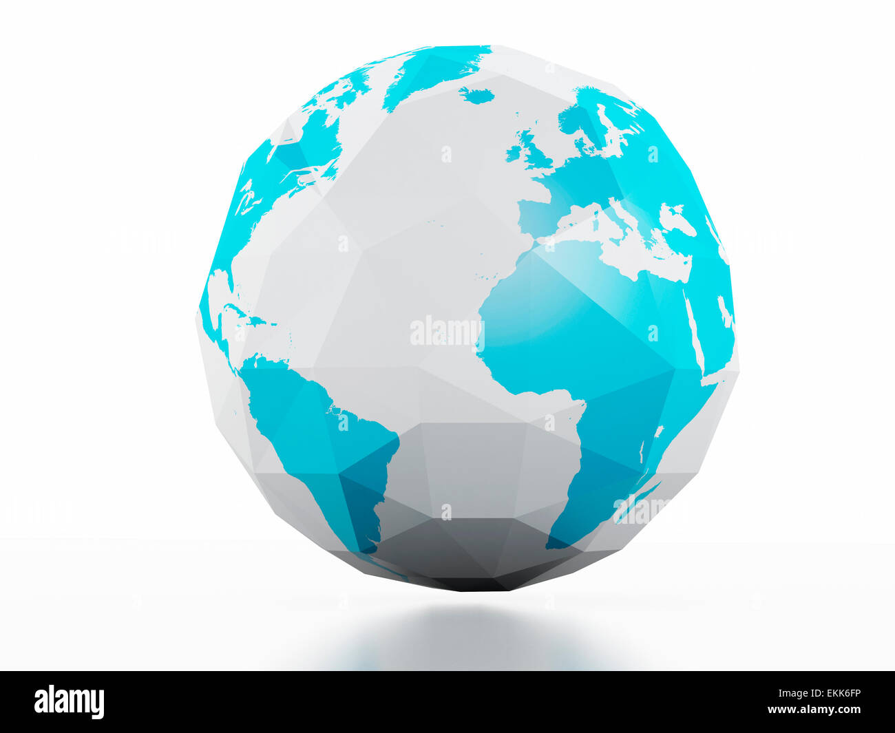 3d low poly globe hi-res stock photography and images - Alamy