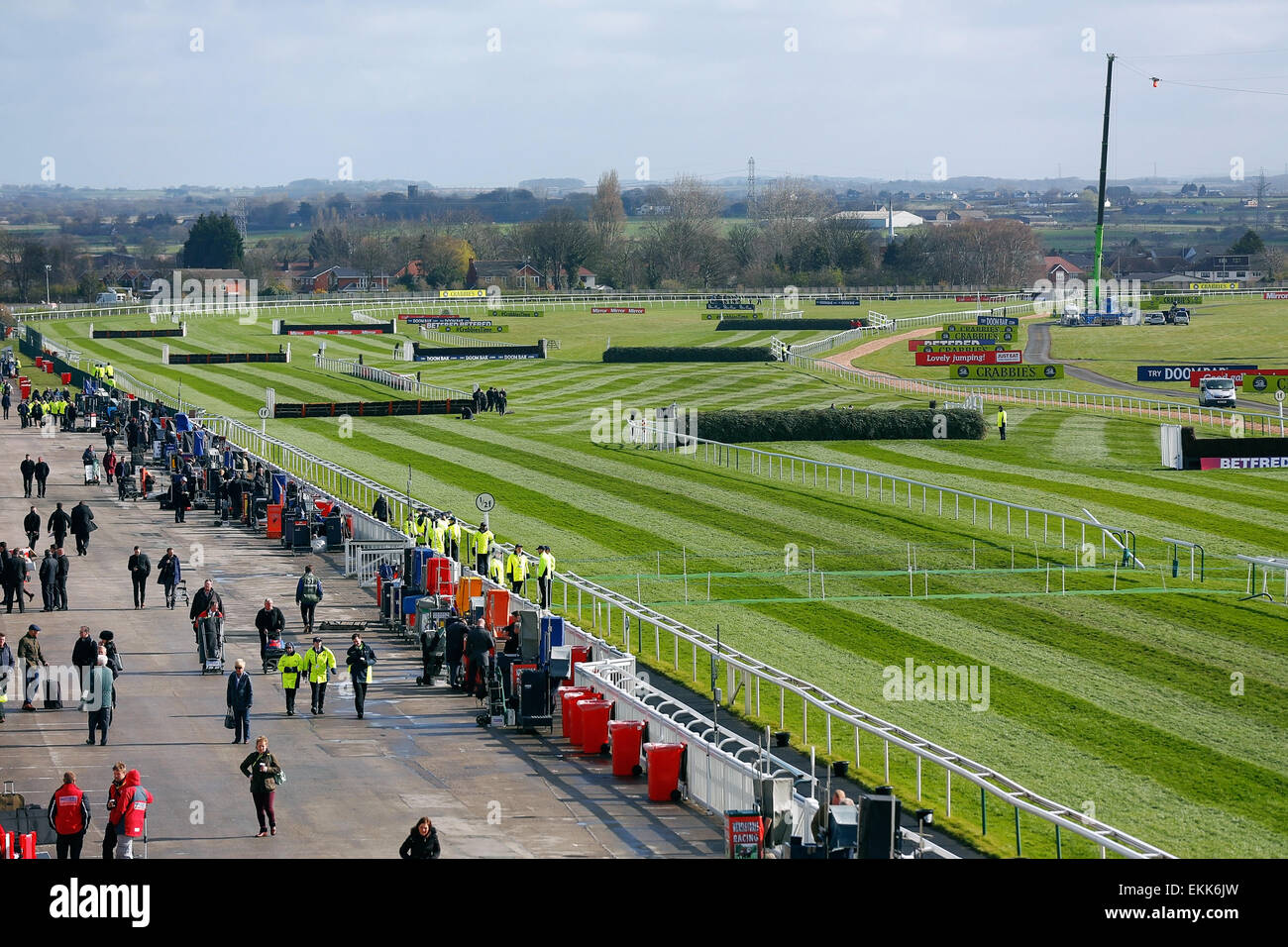 Aintree Racecourse, Liverpool, UK. 11th Apr, 2015. Crabbies Grand ...
