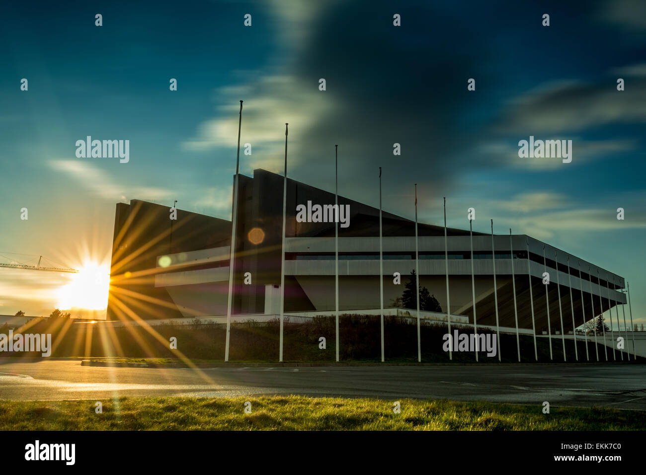 Stadium at sunrise hi-res stock photography and images - Alamy