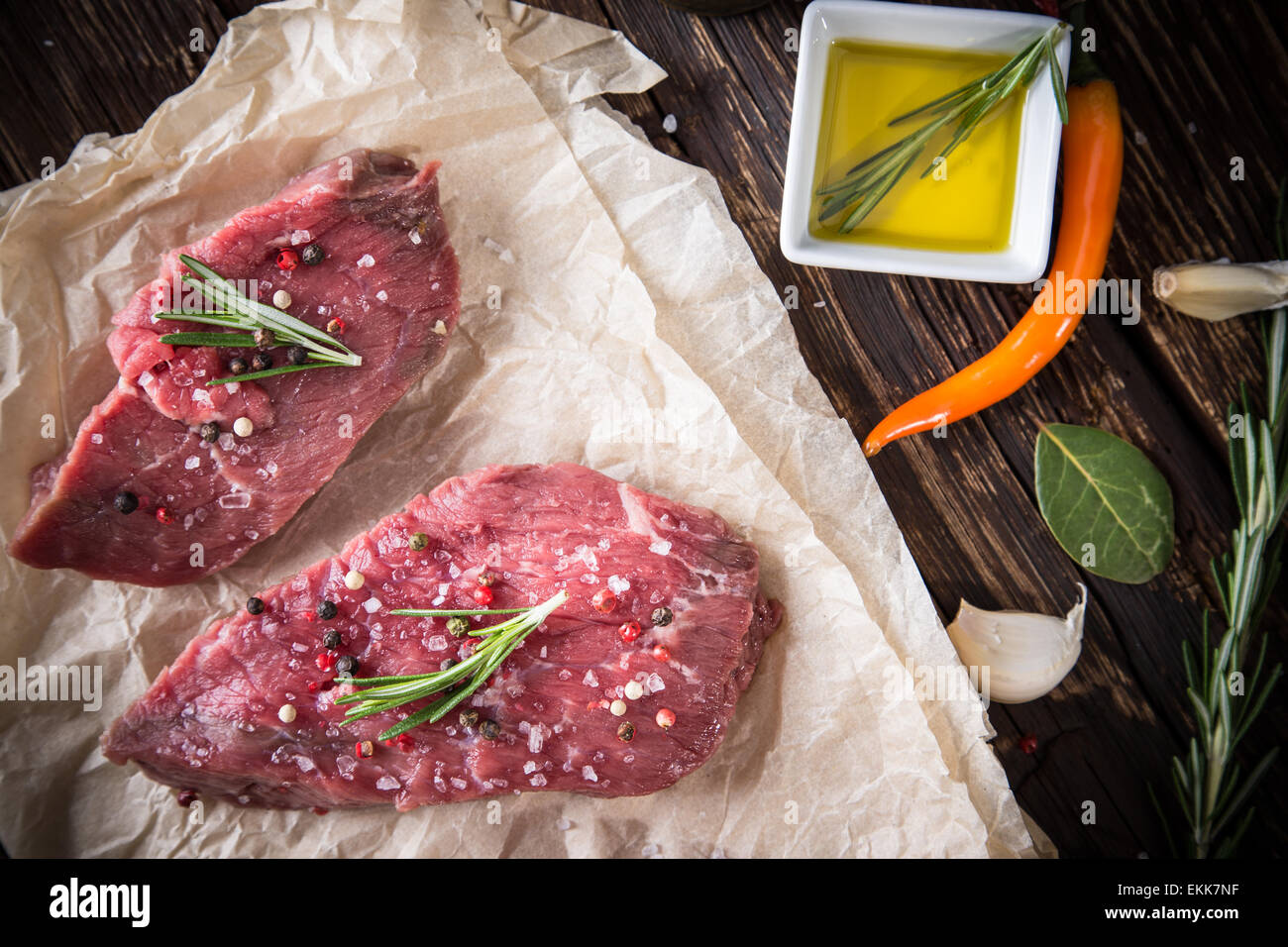 Close up beef steak on hi-res stock photography and images - Alamy
