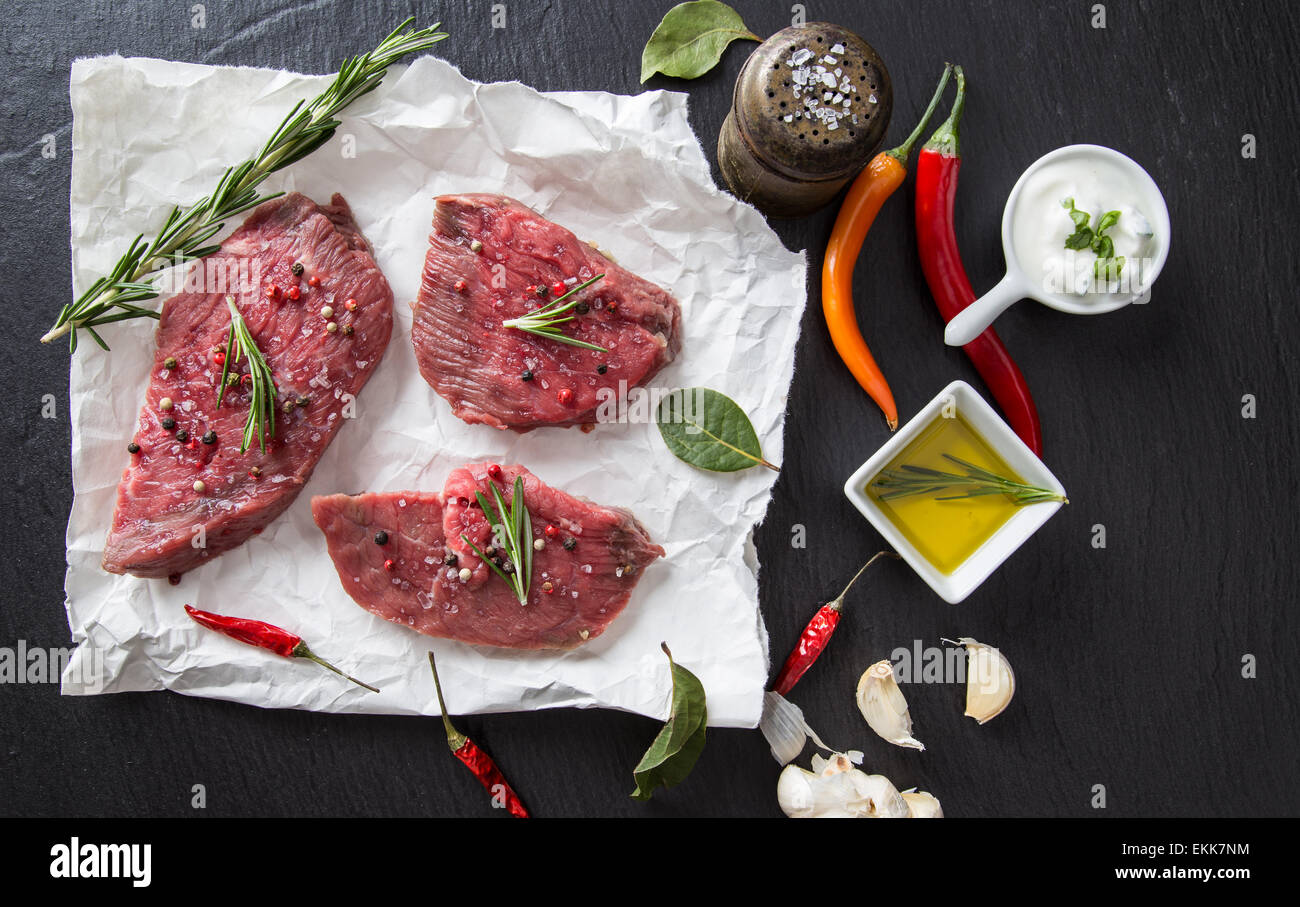 Close up beef steak on hi-res stock photography and images - Alamy