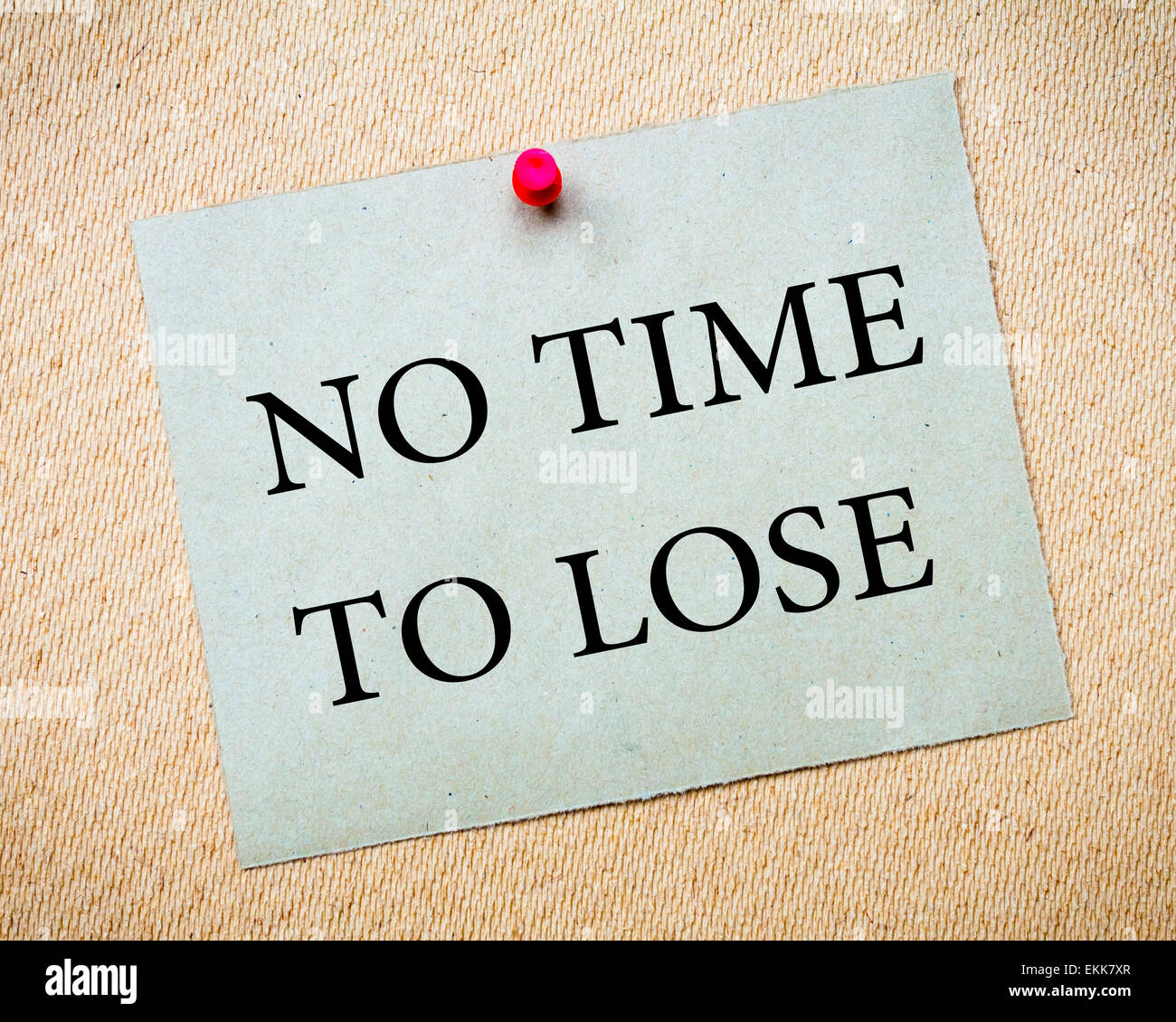 Lose no time hi-res stock photography and images - Alamy