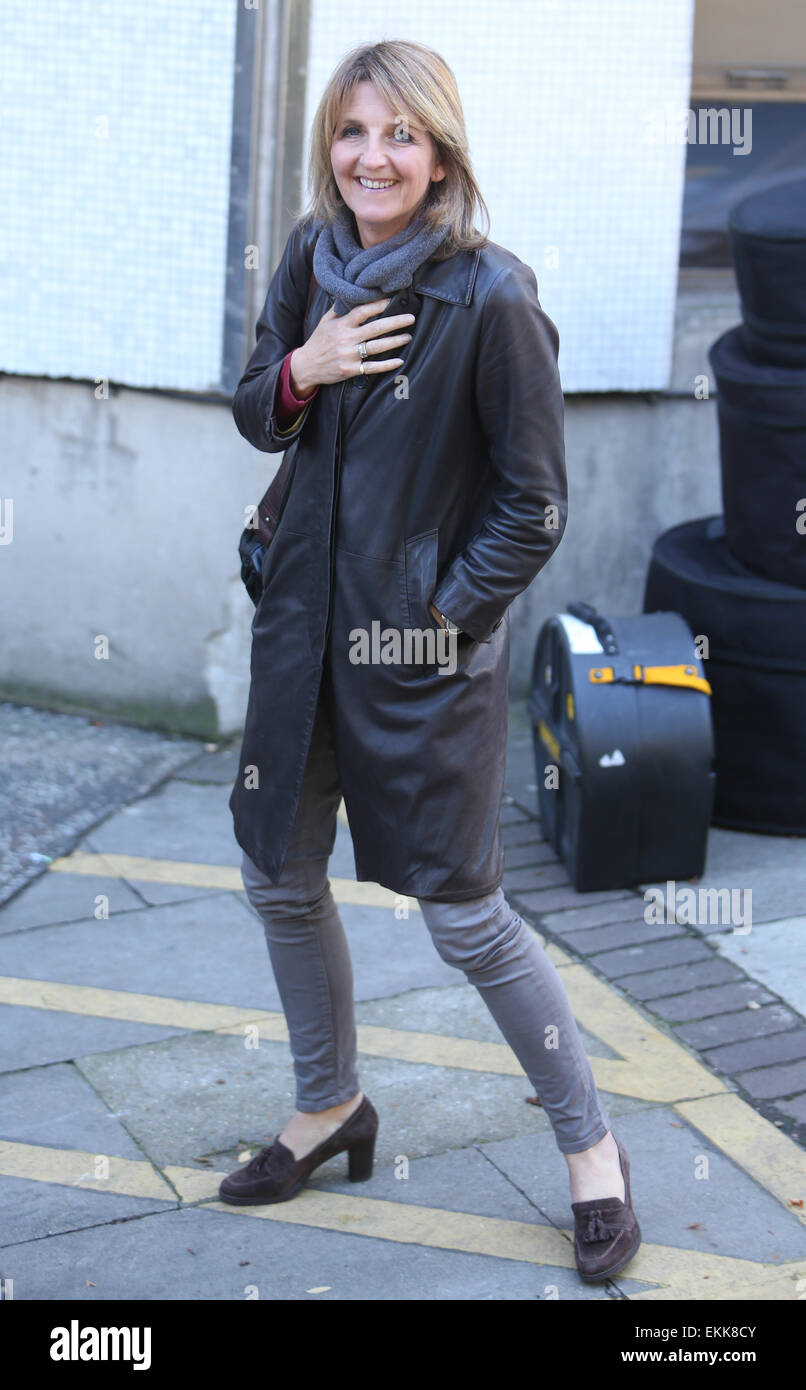 Kaye Adams outside ITV Studios Featuring: Kaye Adams Where: London ...
