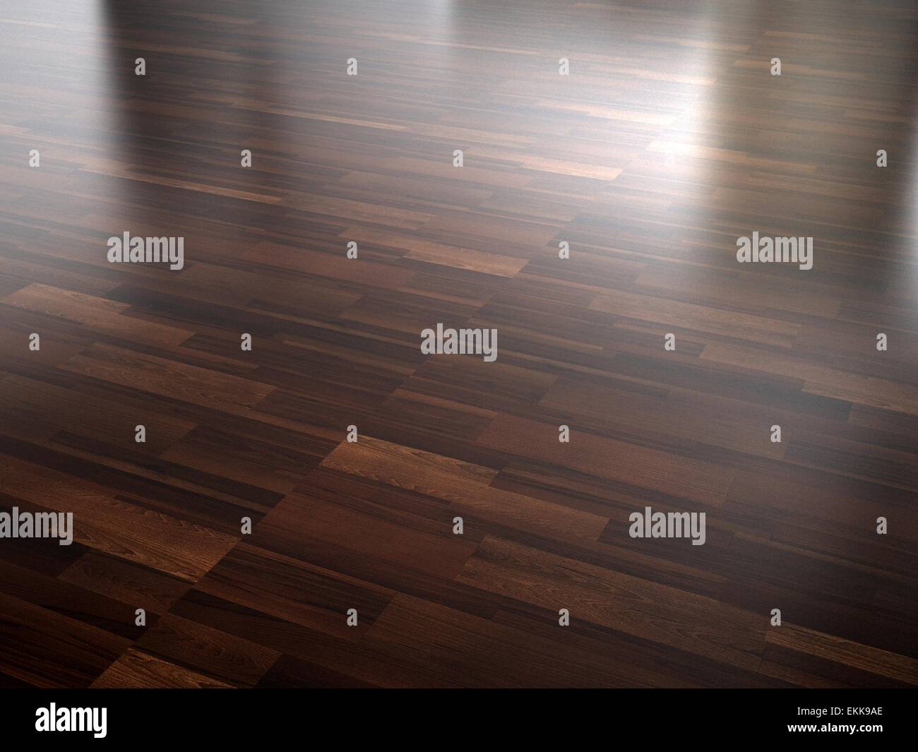 dark wood floor with light reflection Stock Photo - Alamy
