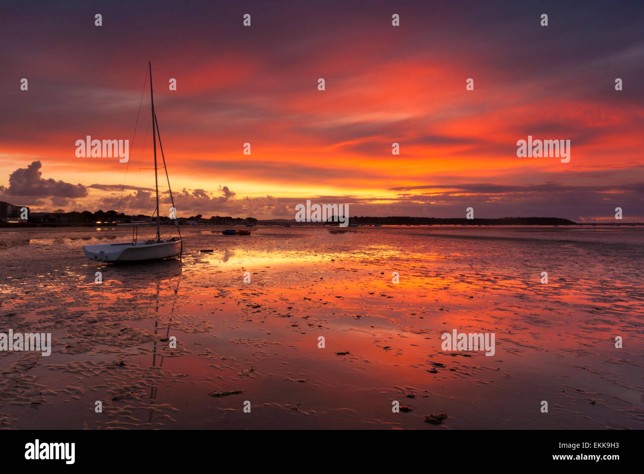 The setting sun illuminates the scene in one of the most beautiful ...