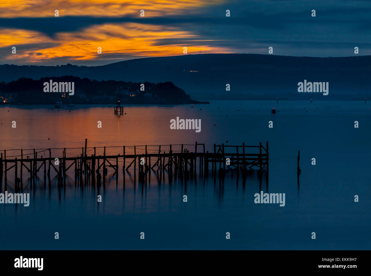 The setting sun illuminates the scene in one of the most beautiful ...