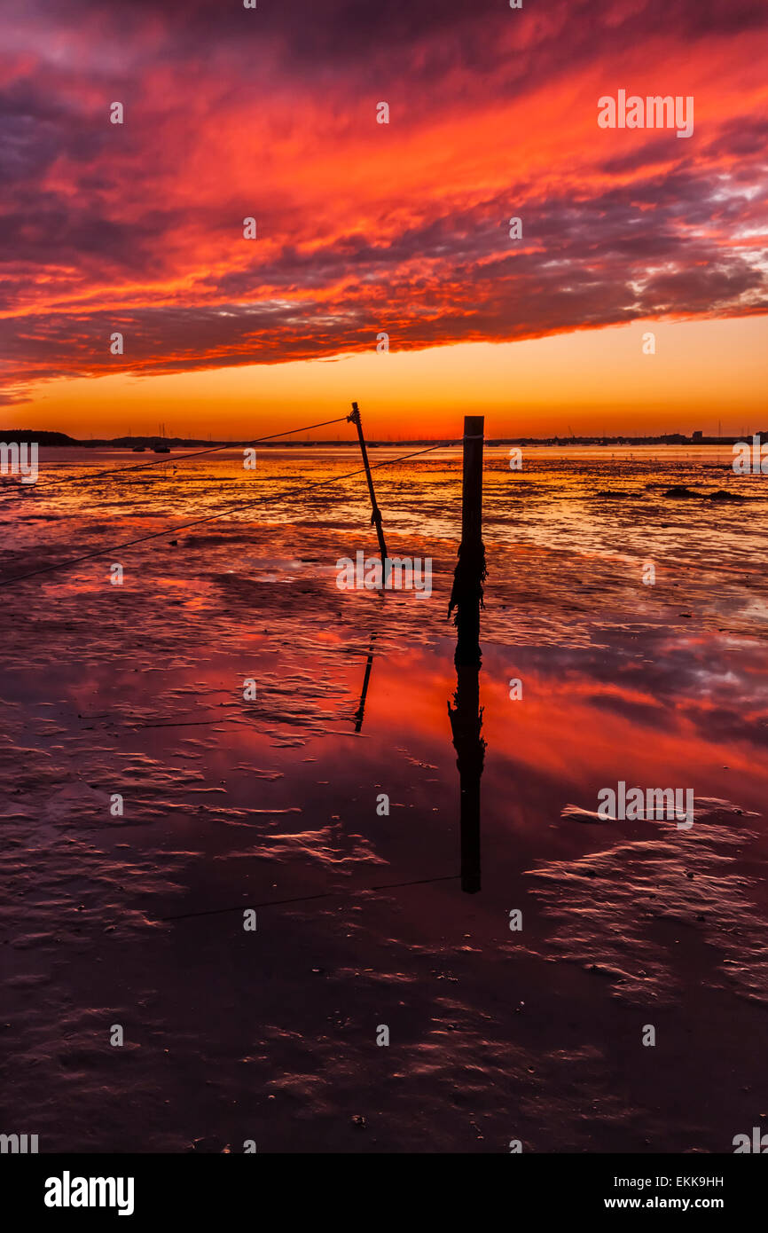 The setting sun illuminates the scene in one of the most beautiful ...