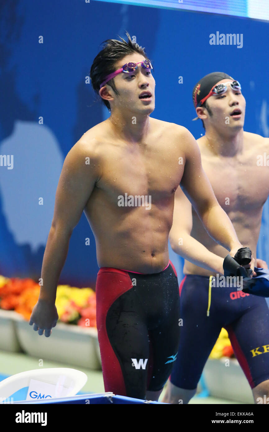 Tokyo, Japan. 10th Apr, 2015. Masato Sakai Swimming : Japan swimming ...