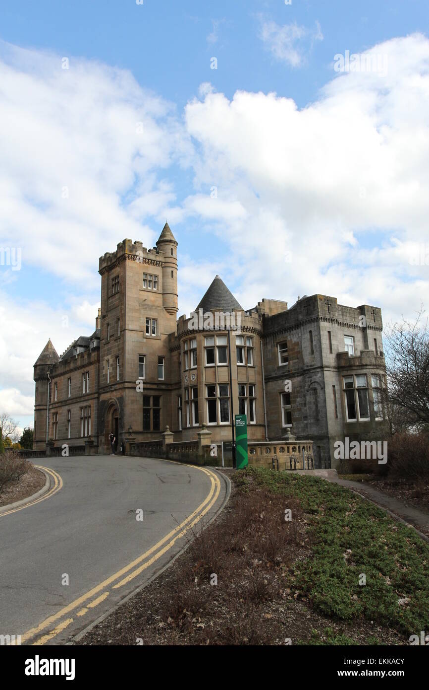 Exterior of Airthrey Castle Stirling University Scotland March 2015 ...
