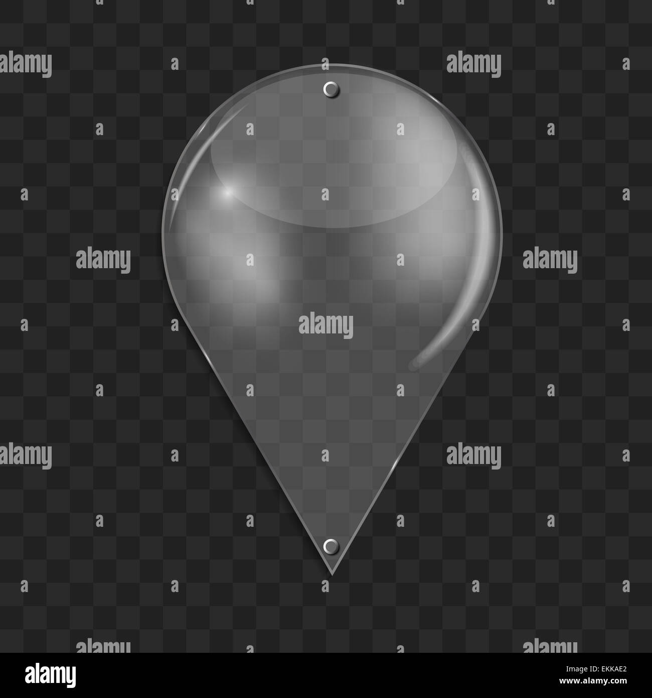 Glass Drop Frame on Abstract Background Vector Illustration Stock Photo ...