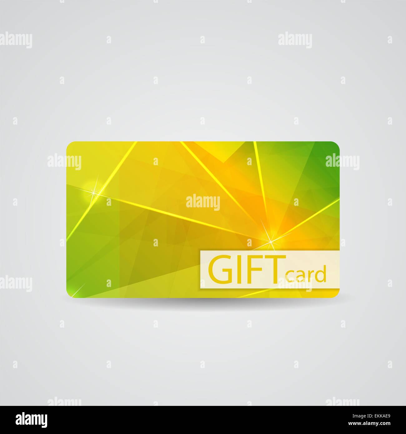 Abstract Beautiful Gift Card Design, Vector Illustration Stock Photo - Alamy