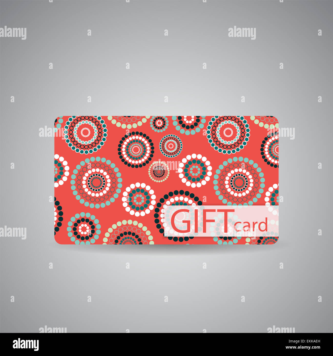 Abstract Beautiful Gift Card Design, Vector Illustration Stock Photo ...