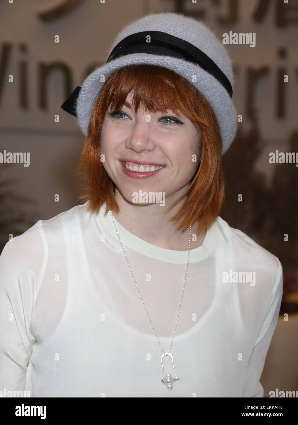 Chiba, Japan. 11th Apr, 2015. Canadian singer-songwriter Carly Rae ...