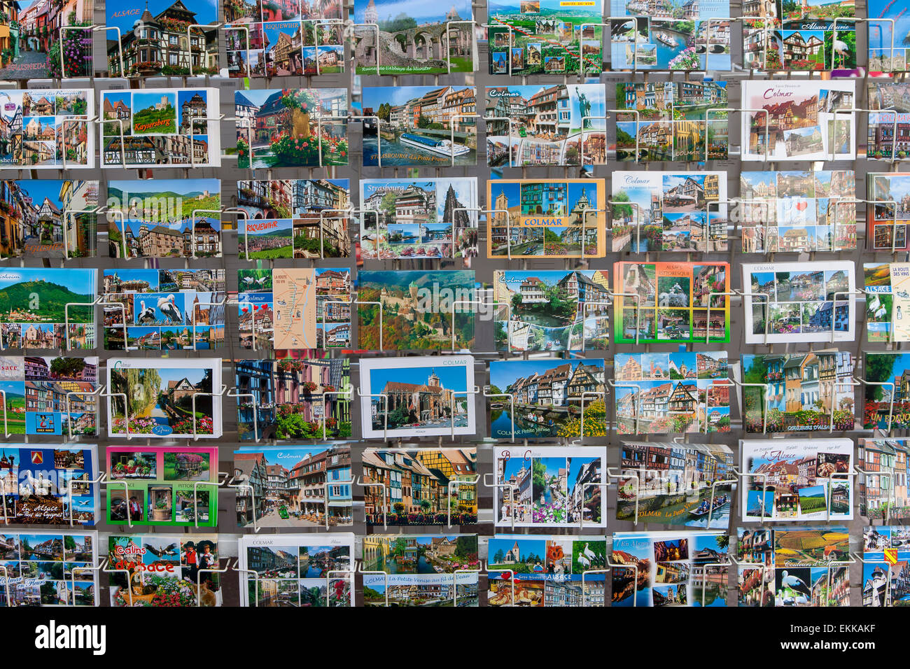 Souvenir shop display of postcards hi-res stock photography and images ...