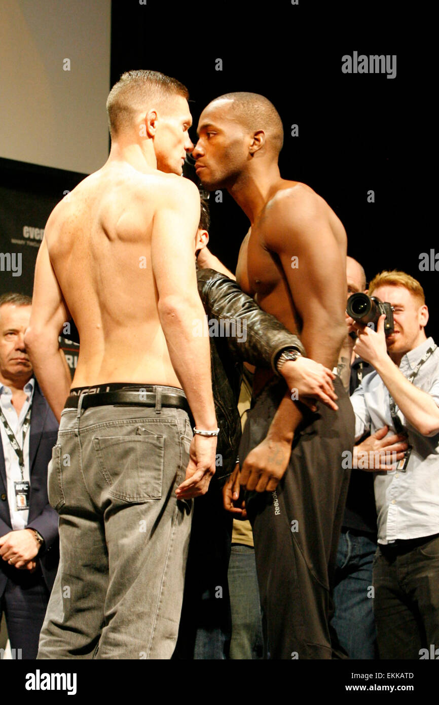 Leon edwards ufc weighs hi-res stock photography and images - Alamy