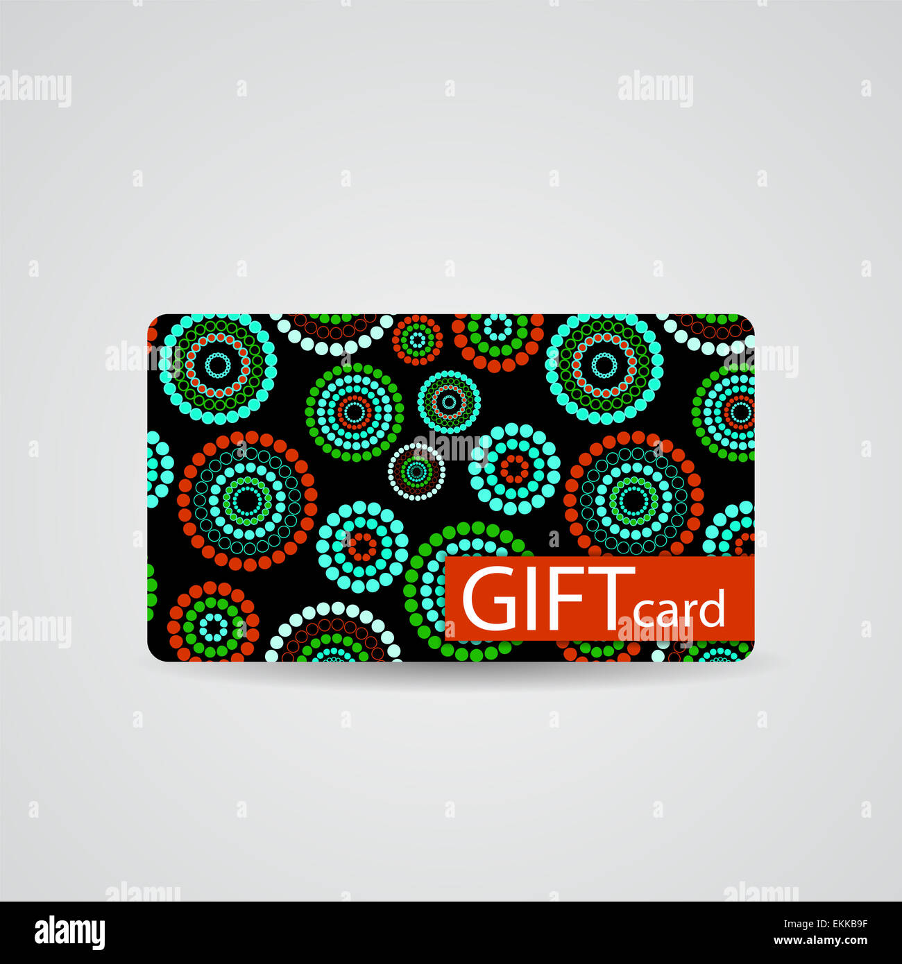 Abstract Beautiful Gift Card Design, Vector Illustration Stock Photo - Alamy