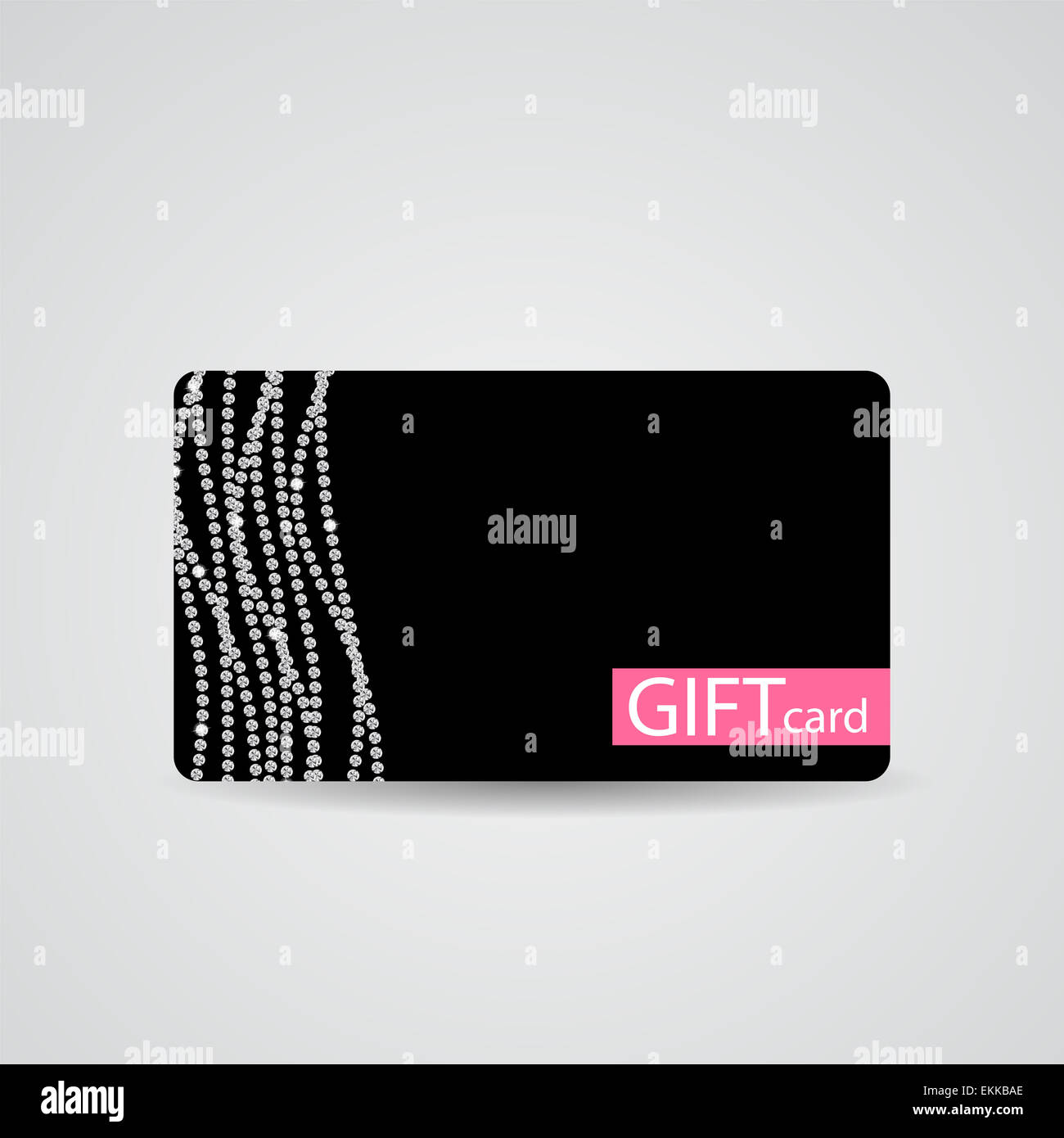 Abstract Beautiful Diamond Gift Card Design, Vector Illustration Stock ...
