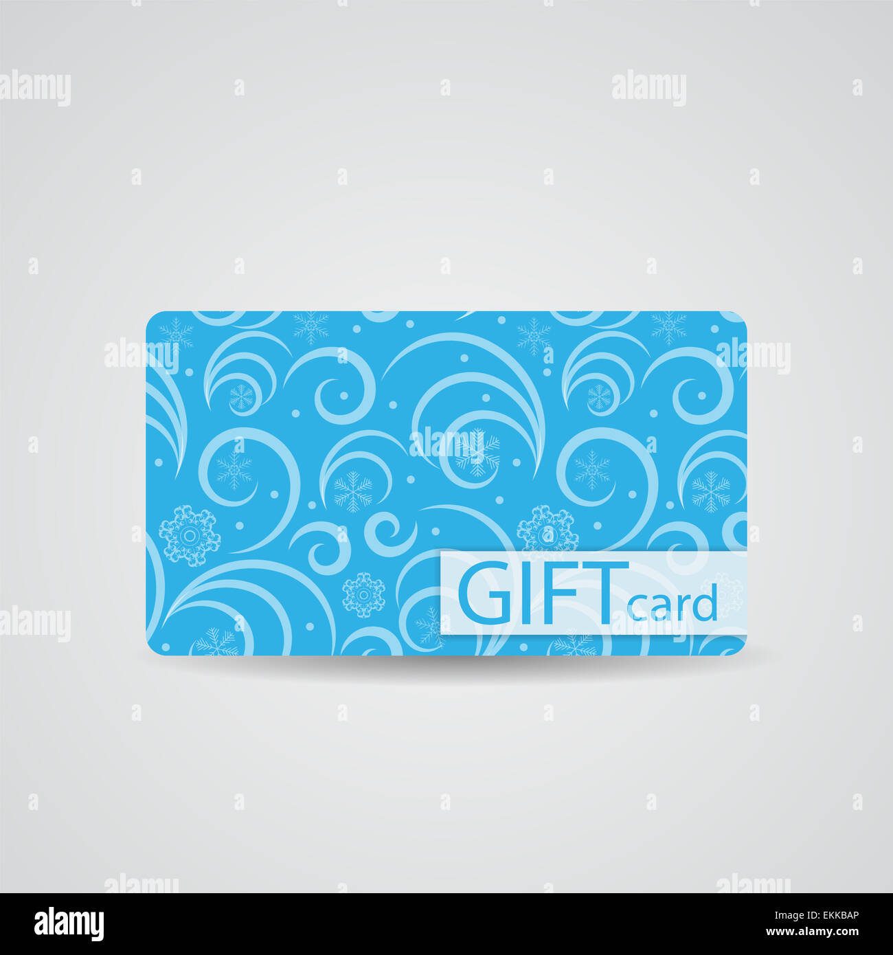 Abstract Beautiful Winter Christmas Gift Card Design, Vector Ill Stock ...