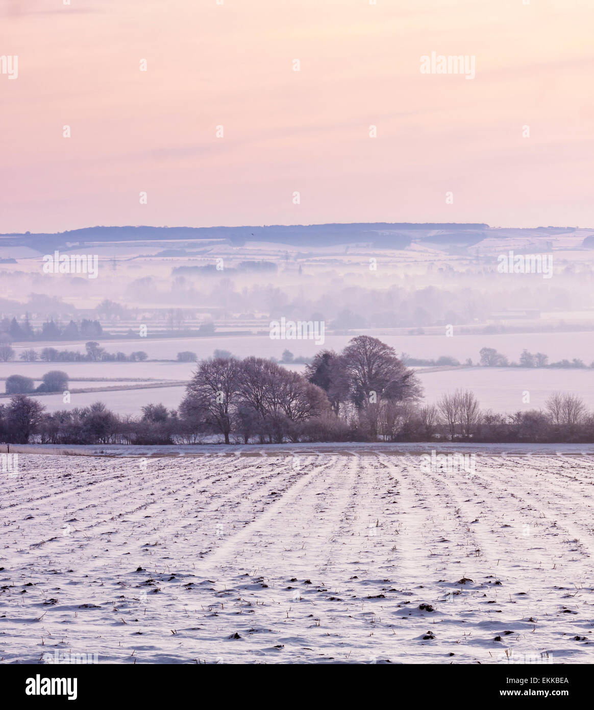 Mist hangs over snow hi-res stock photography and images - Alamy