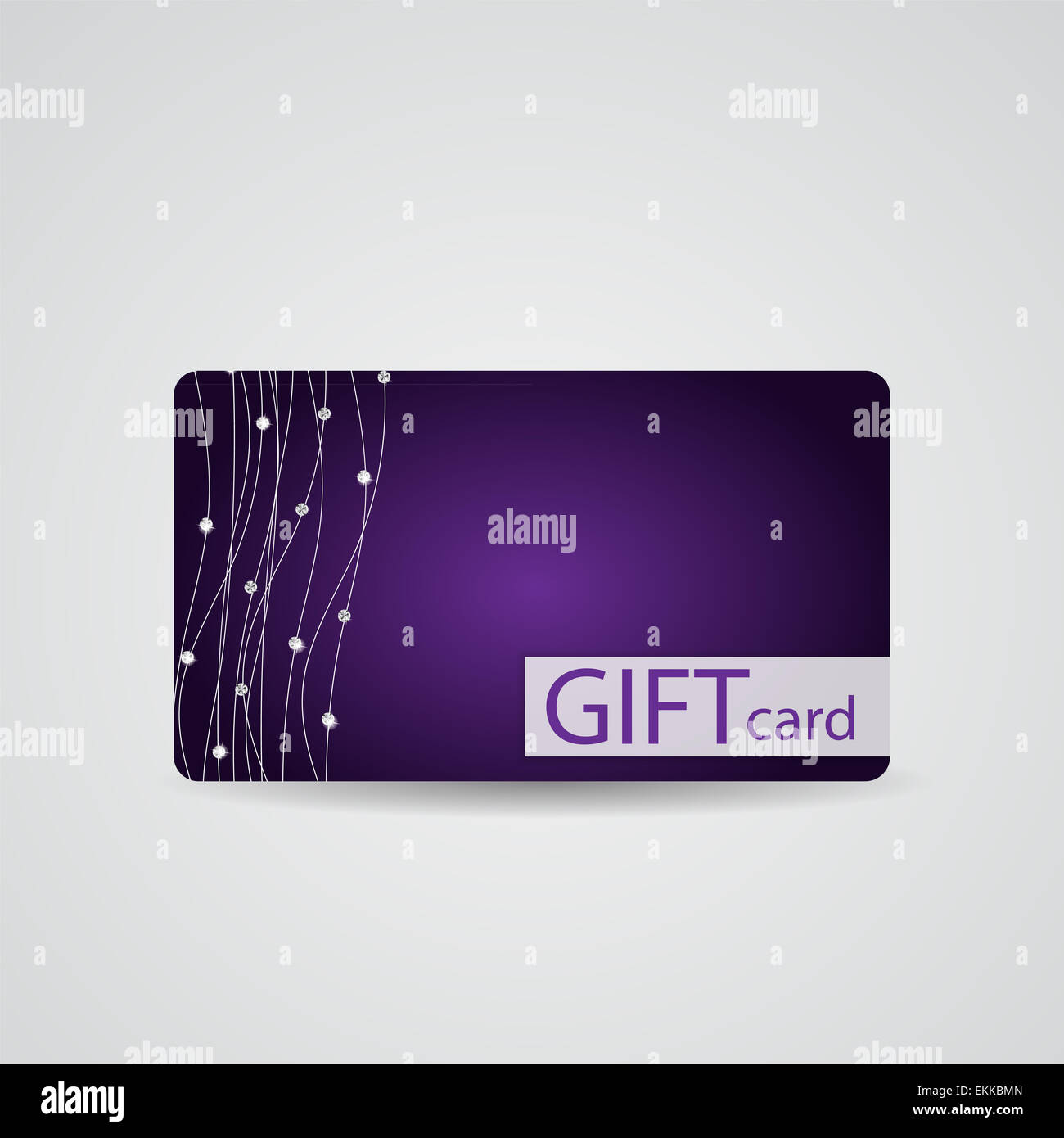 Abstract Beautiful Diamond Gift Card Design, Vector Illustration Stock ...